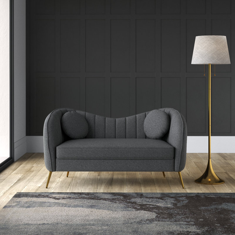 Willa Arlo Interiors Sidwell 64.6'' Upholstered Loveseat & Reviews | Wayfair